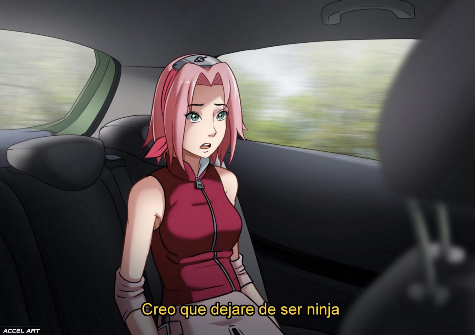Waifu Taxi Accel Art Comic Porno Página 3 De 4