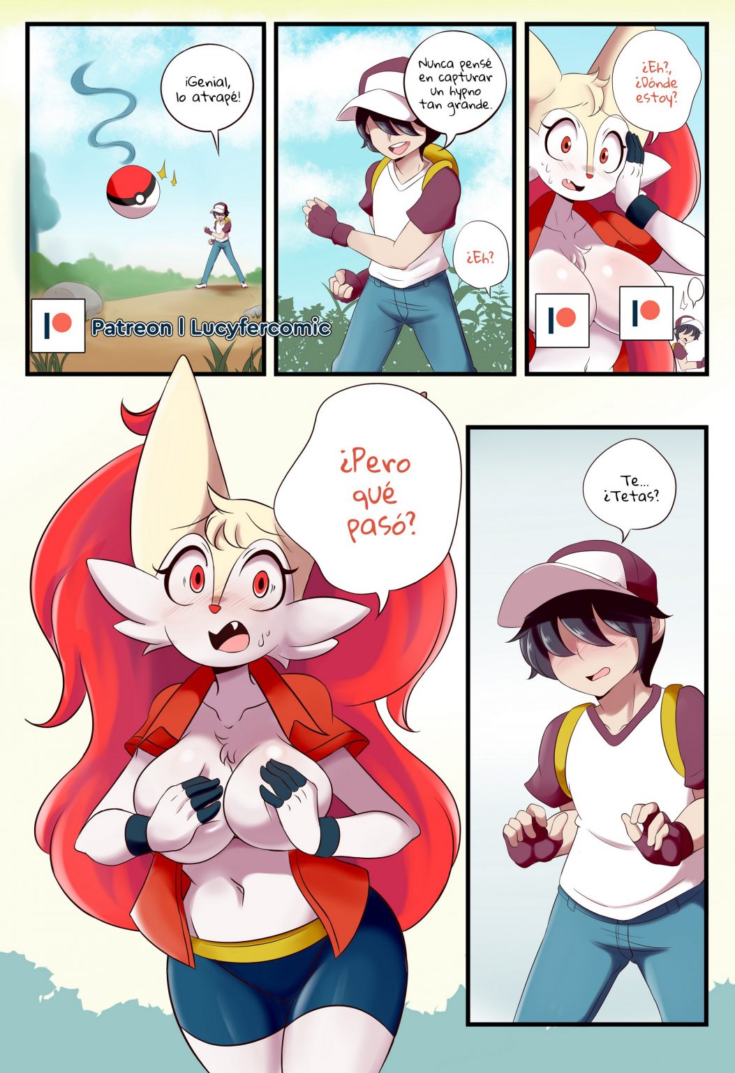 Trainer Braixen Lucyfer Comic Porno