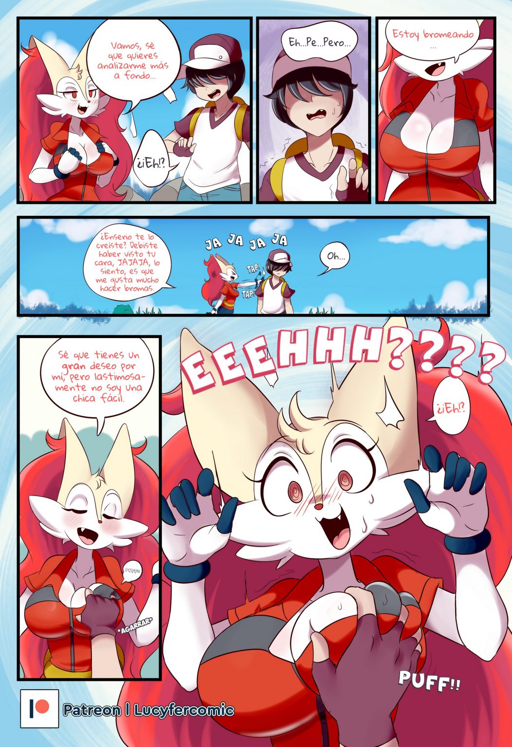 Trainer Braixen Lucyfer Comic Porno