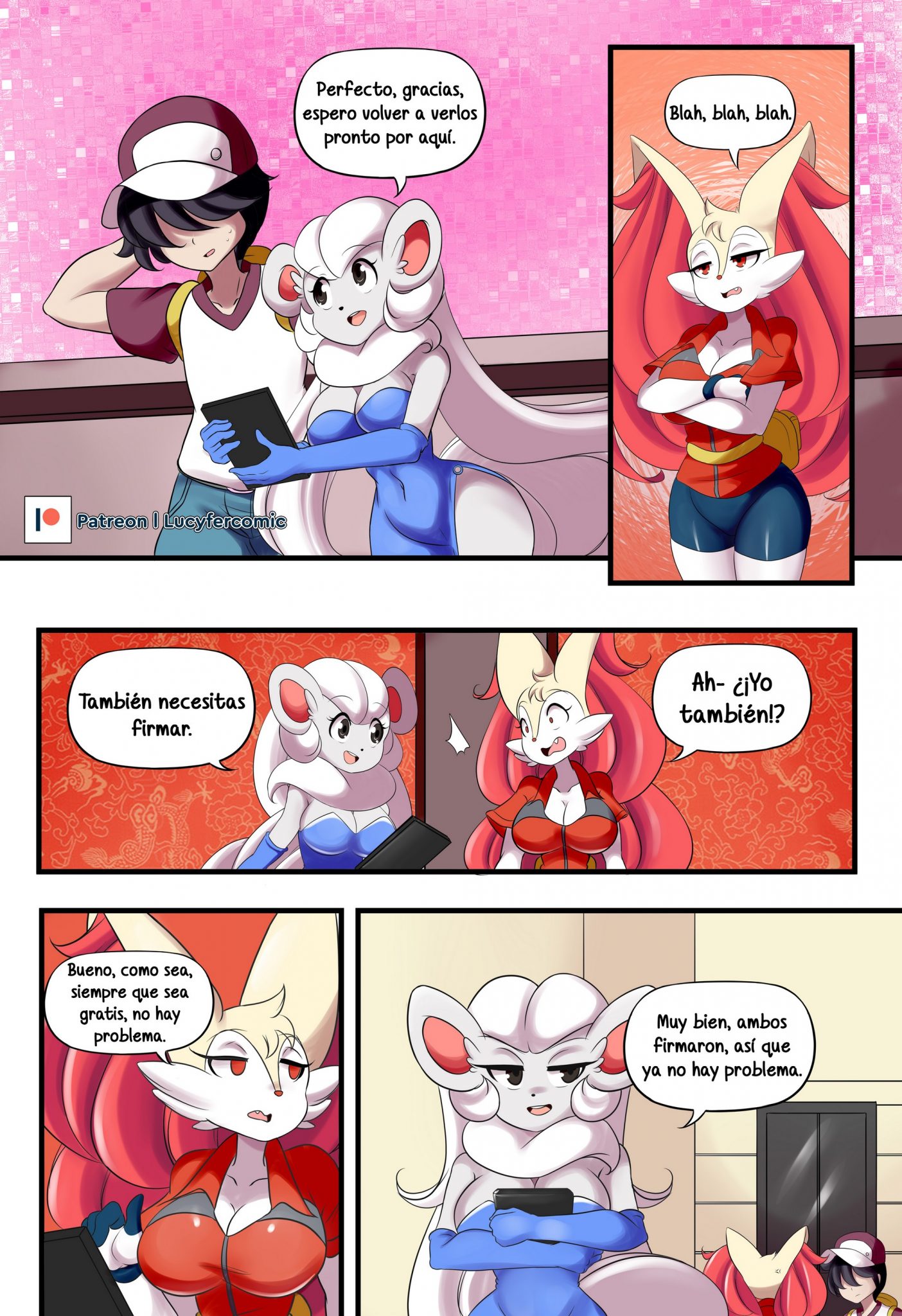 Trainer Braixen Lucyfer Comic Porno