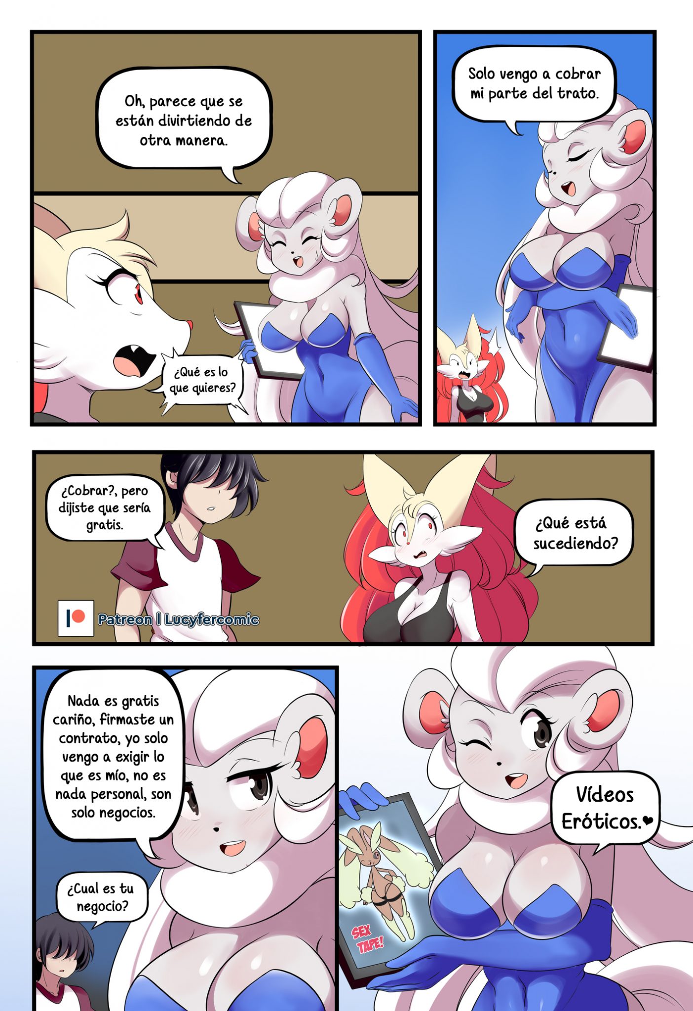Trainer Braixen Lucyfer Comic Porno
