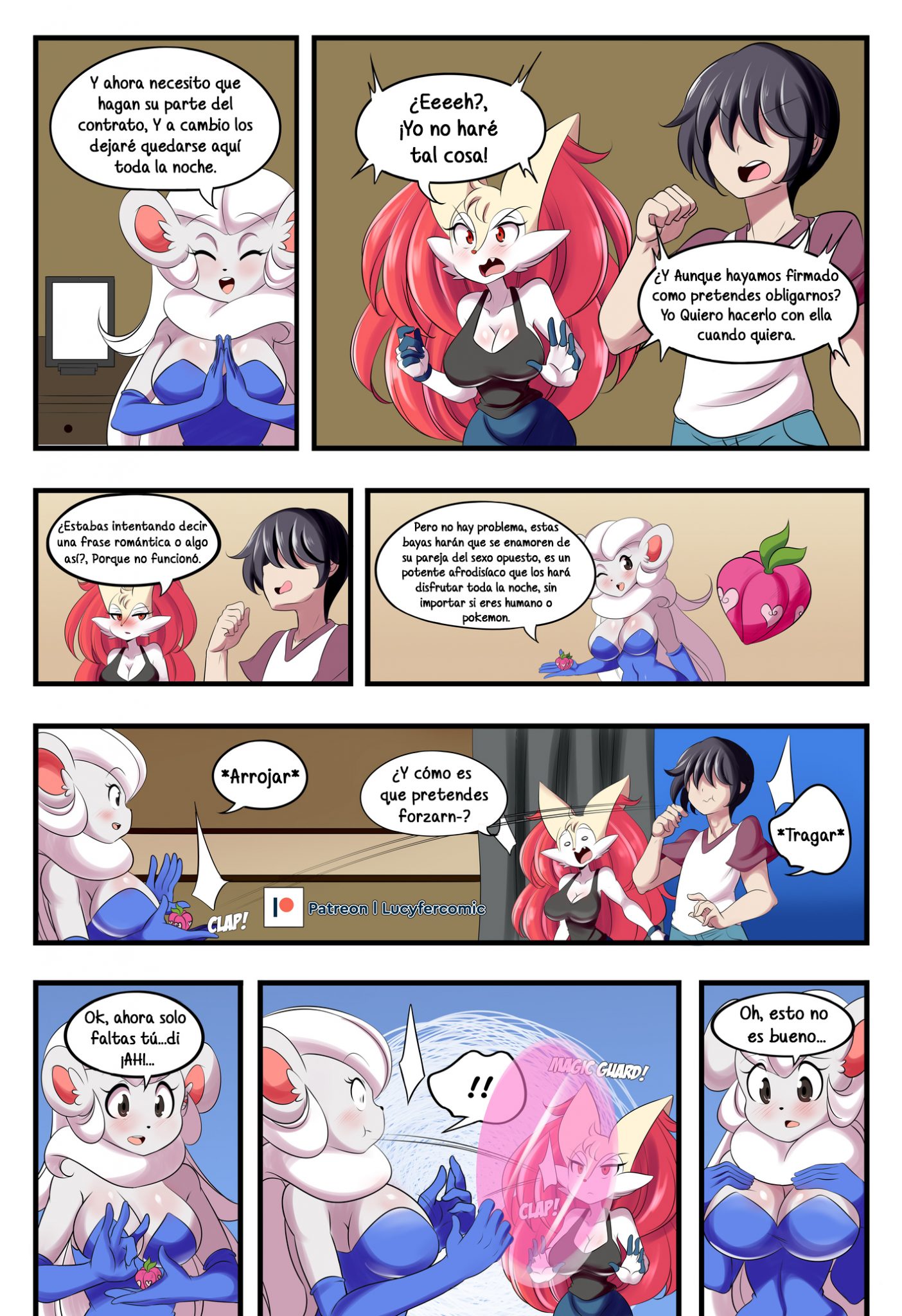 Trainer Braixen Lucyfer Comic Porno
