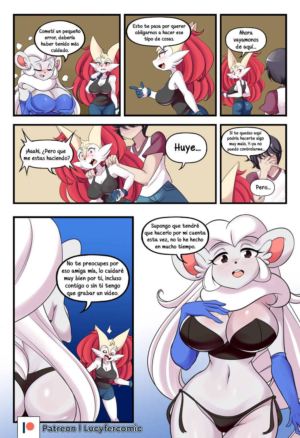 Trainer Braixen Lucyfer Comic Porno
