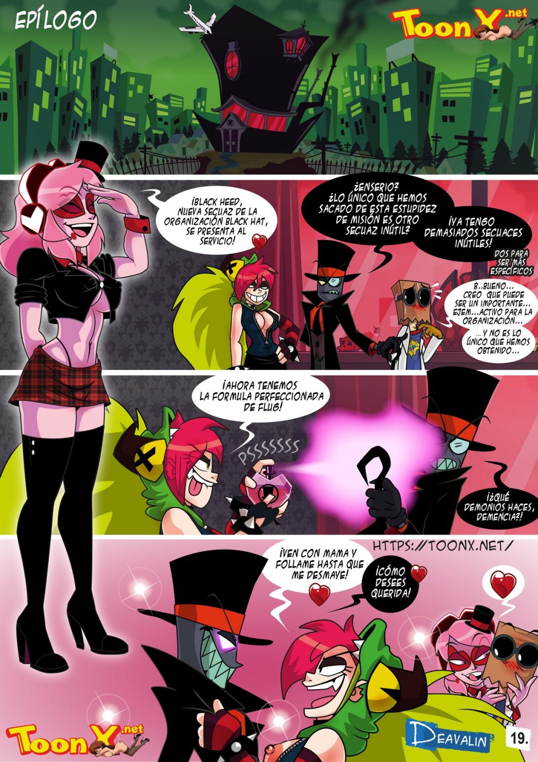 Villainous Miss Heed Deavalin